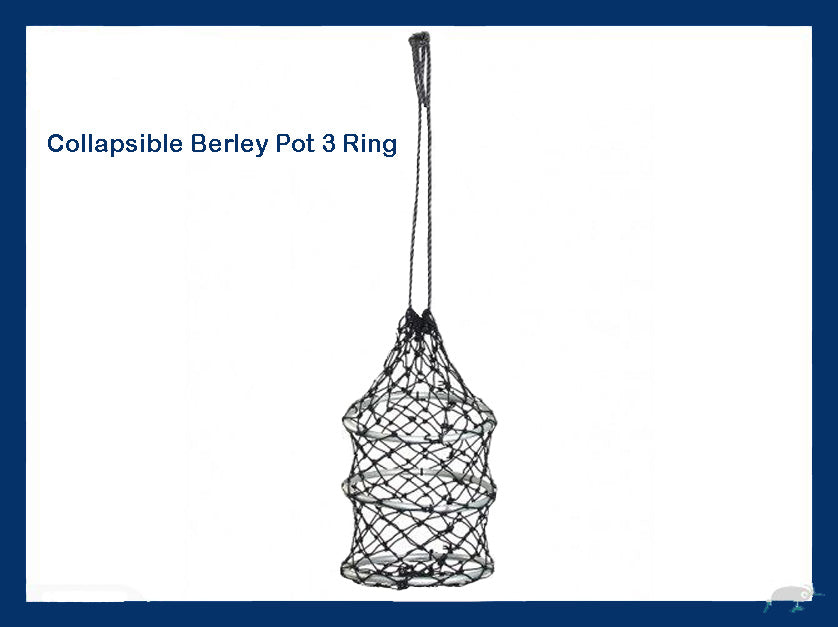 Berley or Burley Pot-Cage Collapsible 3 Ring MEDIUM NZ MADE – Camp and ...