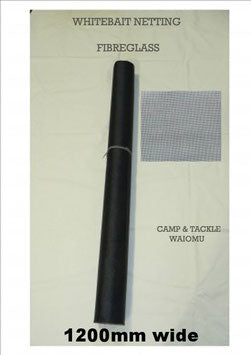WHITEBAIT NETTING - FIBREGLASS 1200mm WIDE PRICED PER METRE – Camp and ...